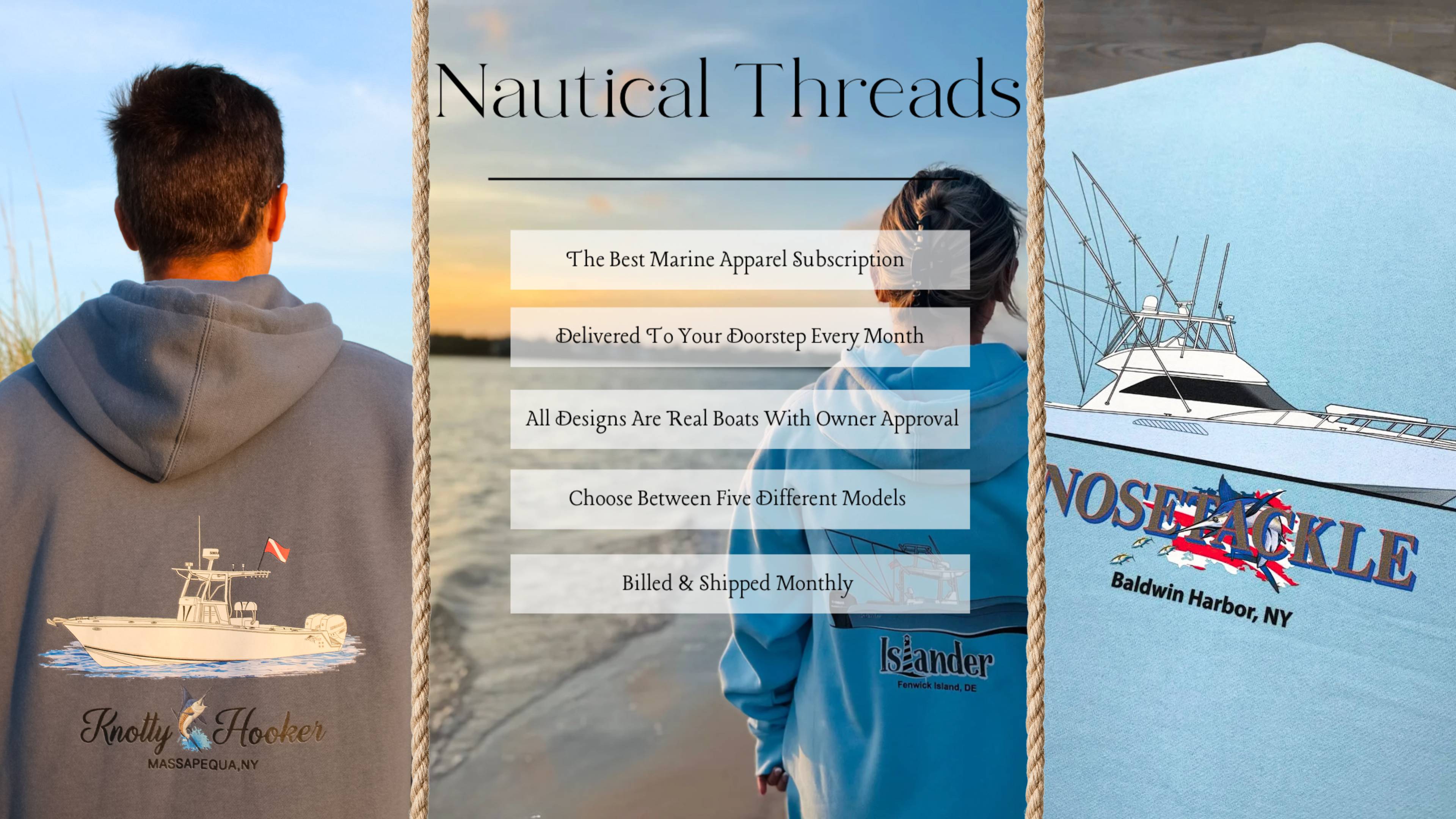 Nautical Threads Subscription | Exclusive Marine Apparel Monthly ...